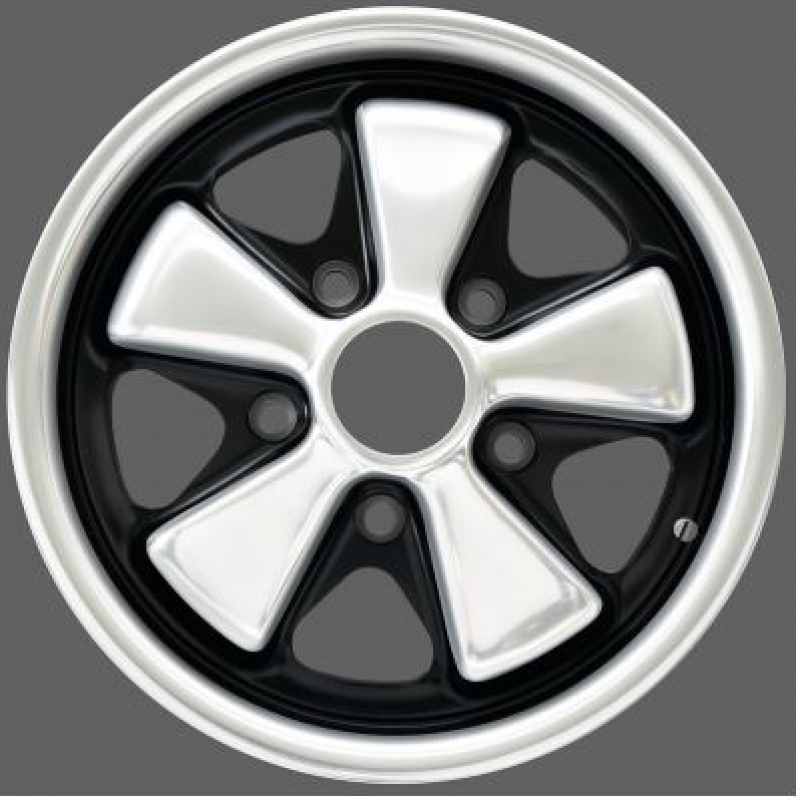 Sportwagen Eckert - Fuchs replica rim 6x15, anodized rim and star, with ...